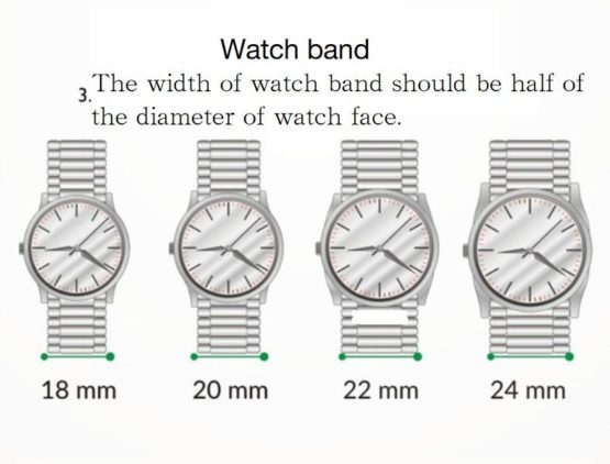 How to determine watch band sizes and choose the sizes of wristwatch ...