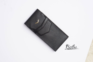 Handmade leather case for MetaVertu, Black Nappa leather phone case PHL023