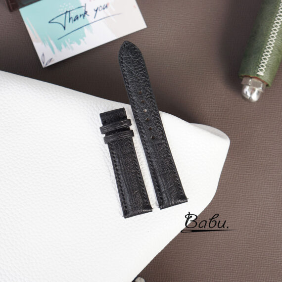 Handmade Ostrich watch band, Premium Ostrich body leather strap SW312